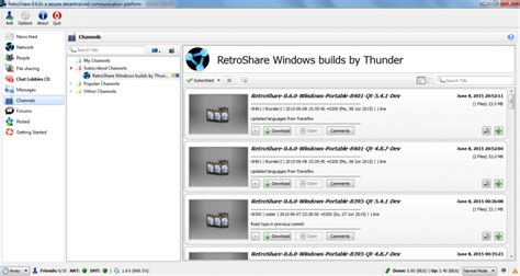 retroshare 0 6 7 miscellaneous software