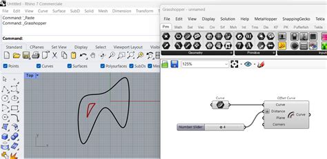 Geometrycurveoffset Returning Only One Curve When Self Intersecting Grasshopper Developer