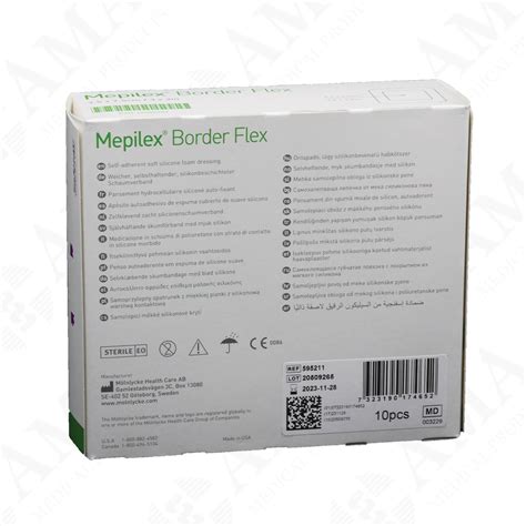 Mepilex Border Flex Self Adherent Foam Dressing