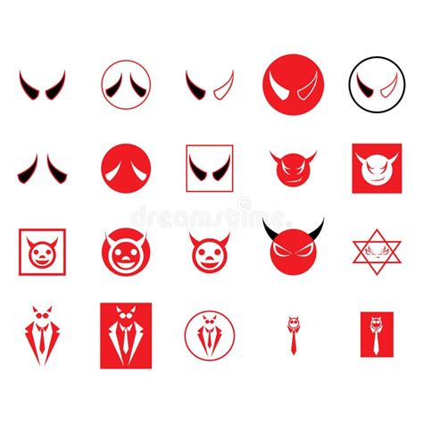 The Devil Logo And Symbol Stock Illustration Illustration Of Horned