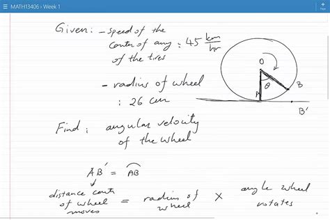 Linear And Angular Velocities YouTube