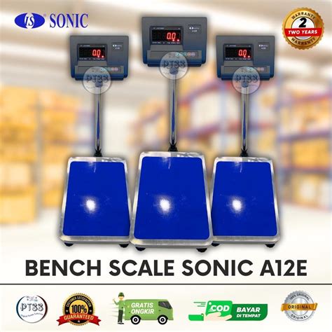 Jual Timbangan Duduk 150kg Sonic A12e 150kg Timbangan Barang 150 Kg