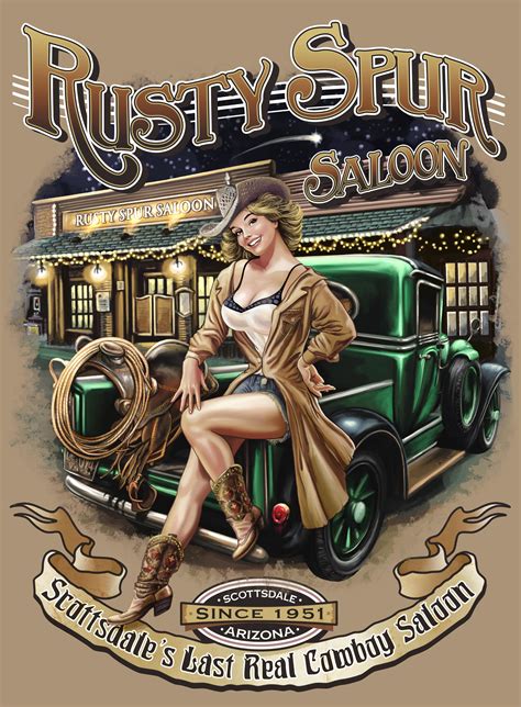 Pin Up Cowgirl By Rocio Mariana Lopez Rimaginarycowboys