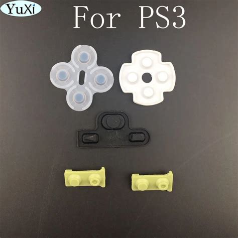 50SET LOT For Sony Play Station 3 PS3 Controller Replacement Joypad Rubber Buttons