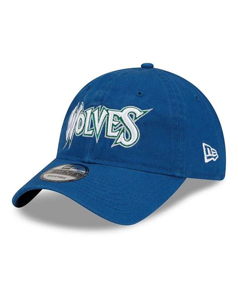 New Era Mens Blue Minnesota Timberwolves 202122 City Edition Official