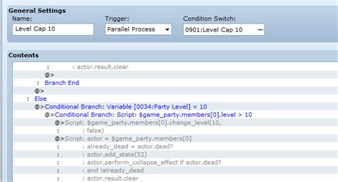 adjusting levels via script calls for party members instead of