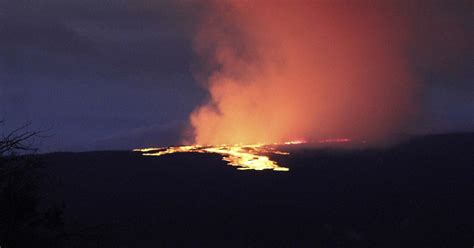 세계 최대 하와이 활화산 분화 시작정상부 용암 분출