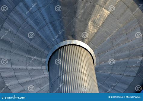 Aluminum Cladding And Expanded Metal Mesh Panels Stock Image 158519161
