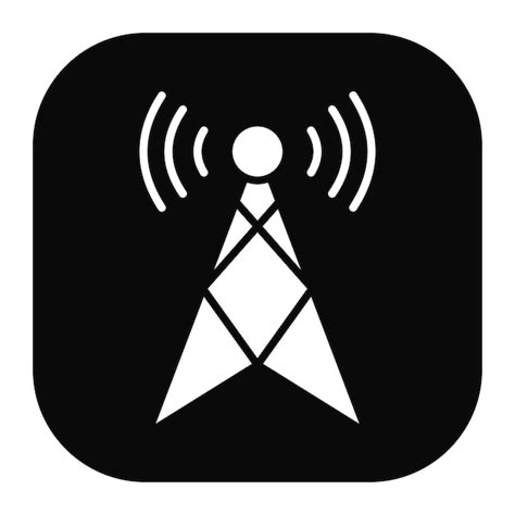 Premium Vector Network Coverage Icon