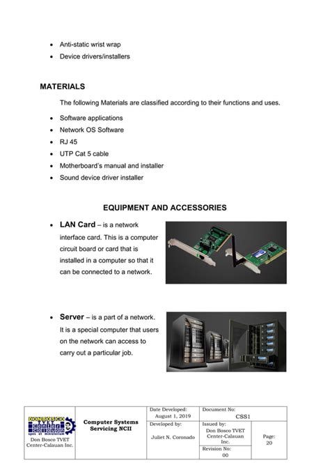 Cblm Installing And Configuring Computer System And Networks Pdf