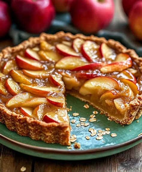 Rustic Oatmeal Apple Tart Made By Emily