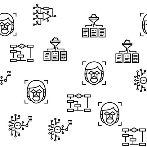Neural Network And Ai Vector Seamless Pattern 10145123 Vector Art At Vecteezy