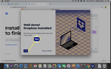 installing and using dropbox on your mac