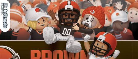 Little People Collector Cleveland Browns Set Mattel Creations