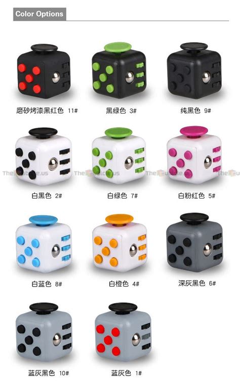 Fidget Cube Fidget Cube Pack Of 3 Stress Relief Toys For All Ages
