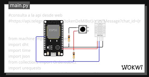 Primer Telegram Bot Wokwi Esp32 Stm32 Arduino Simulator