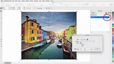 apply ai based effects to bitmaps and vectors coreldraw tutorials