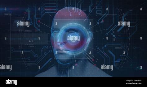 Image Of Scopes Scanning Over Human Head Stock Photo Alamy