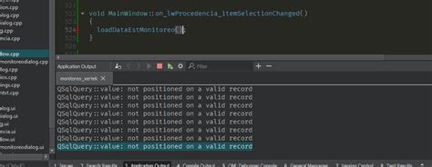 Why The Message Is Displayed Qsqlquery Value Not Positioned On A Valid Record When I Show