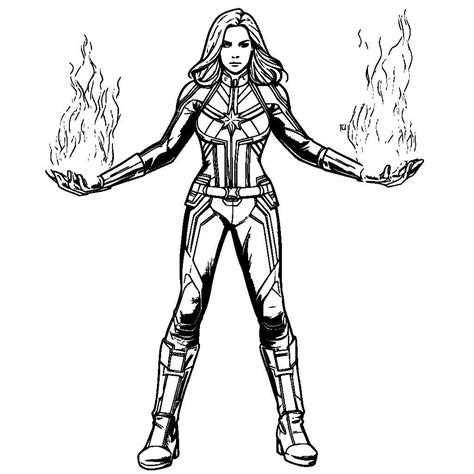 Free Captain Marvel Svg Vector File For Laser Cutting 4 K40 Laser Cutter