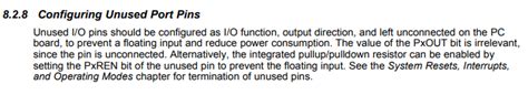 msp430g2755 unused gpio behavior in user s guide and datasheet msp