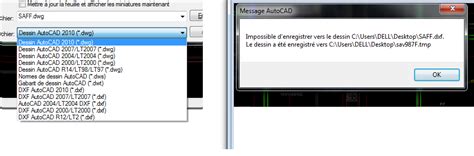 solved unable to save dwg to dxf autodesk community