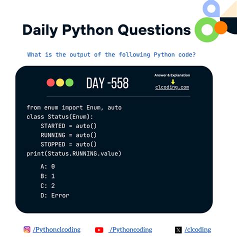 Python Coding Challenge Day 558 What Is The Output Of The Following