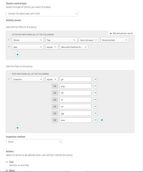 Mcas Session Policy And The Block Download Control Type Microsoft Community Hub