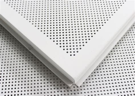 Open Frame False Perforated Metal Ceiling Suspended With Tee Bar