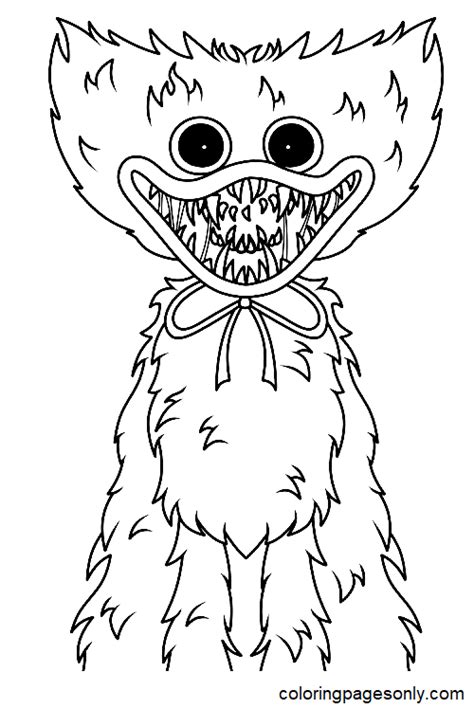 Printable Huggy Wuggy Coloring Pages