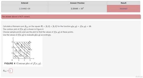 solved calculate a riemann sum s3 3 on the square