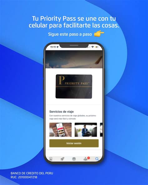 ¡ahora Tu Tarjeta Priority Pass Es Banco De Crédito Bcp