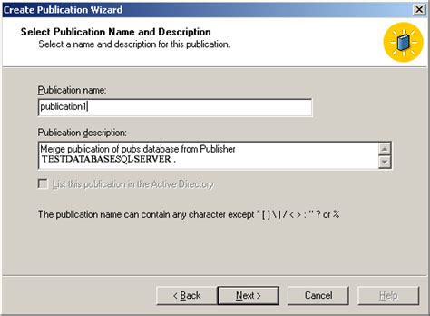 Sql Server 2000 Merge Replication Step By Step Procedure Codeproject