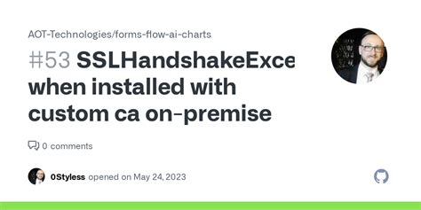sslhandshakeexception when installed with custom ca on premise · issue