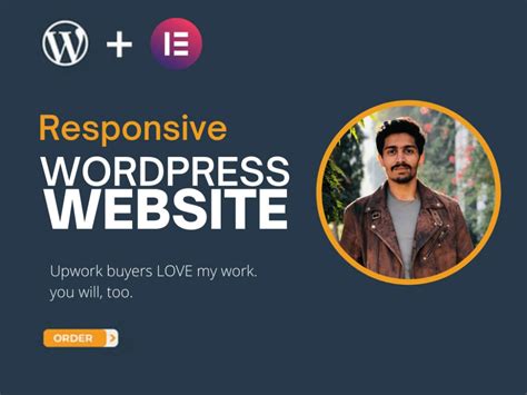 responsive wordpress website design and development upwork