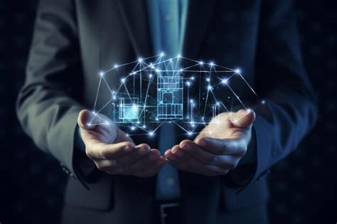 Premium Photo Guardian Of Data Safeguarding Cloud Server Computing