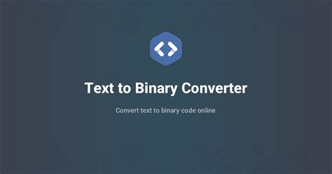 Text To Binary Converter Online Tool