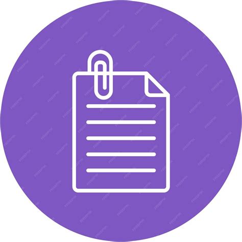 Premium Vector Attached File Vector Illustration Style