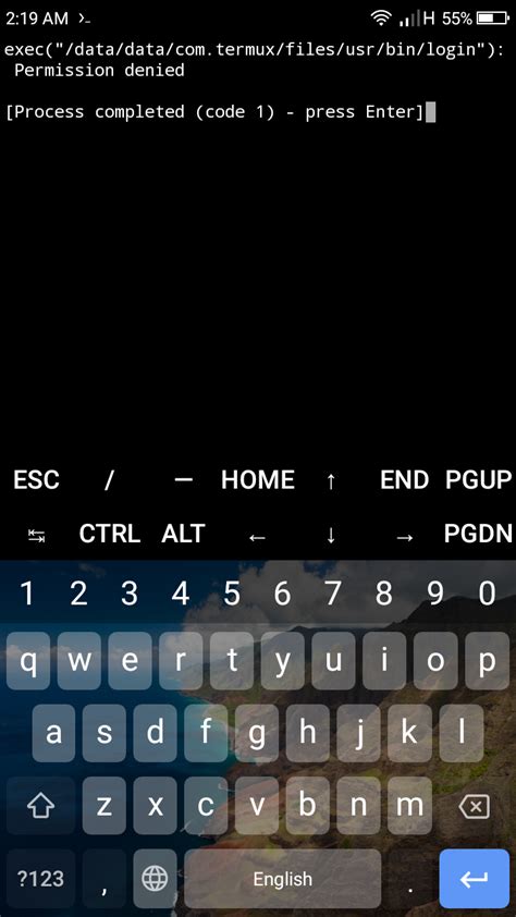 exec data data com termux files usr bin login permission denied