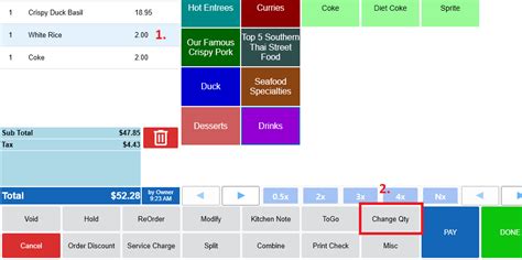 Change QTY Feature Soft POS