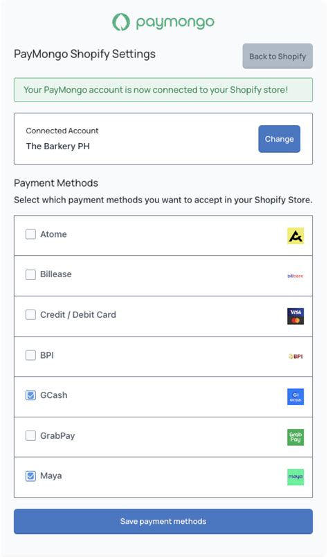 Editing Payment Methods On Your Checkout Page
