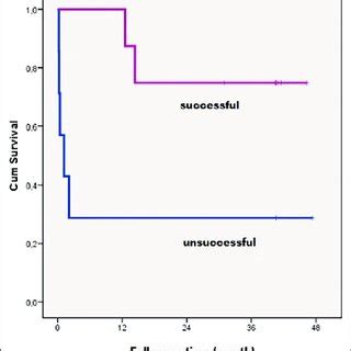 Survival Curve With Regard To Procedural Success 28 Log Rank Test 29 Download Scientific Diagram