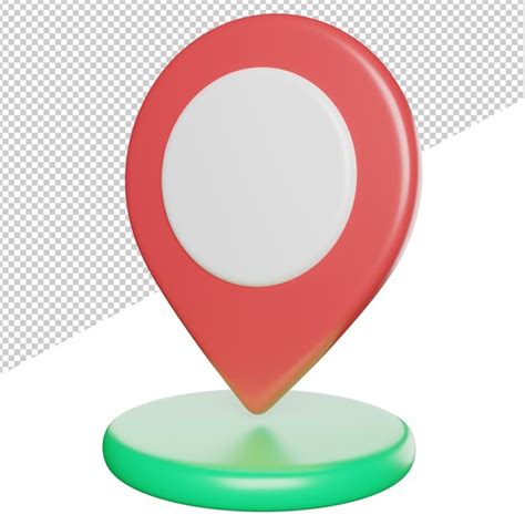 Premium PSD Location Pin Marker