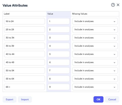 How To Recode A Variable Using Category Midpoints Displayr Help