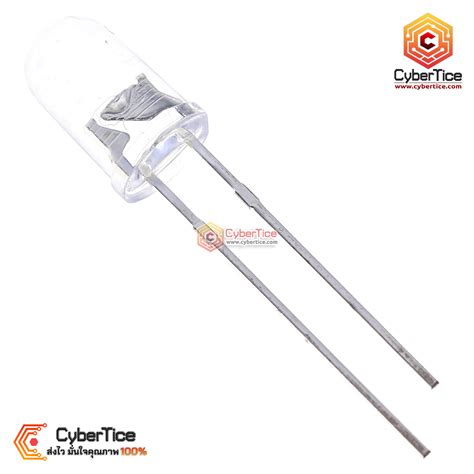 led 5mm หลอดใส สีเหลือง จำนวน5ดวง ขาย arduino อุปกรณ์ arduino คุณภาพดี ราคาถูก ส่งไว ส่งฟรี