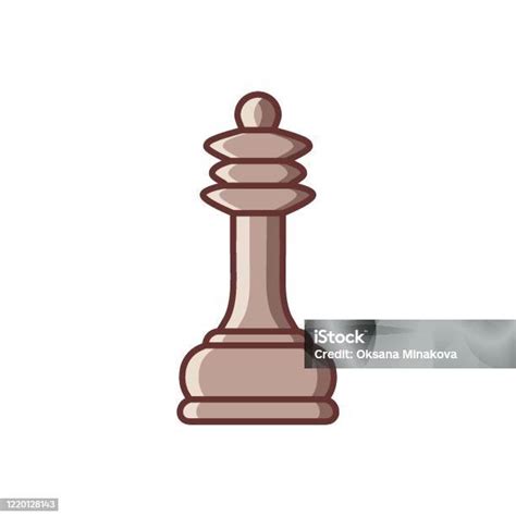 흰색 배경에 고립 된 플랫 체스 퀸 조각 아이콘입니다 보드 게임 블랙 실루엣 벡터 그림입니다 개념에 대한 스톡 벡터 아트 및 기타 이미지 Istock