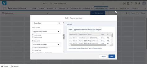 How To Create A Dashboard In Salesforce Lightning