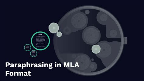 Paraphrasing In Mla Format By Devyn Coar On Prezi