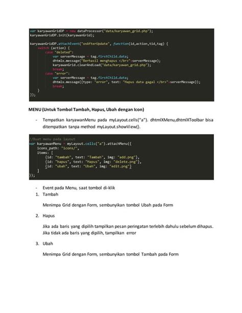 Belajar Pemrograman Berbasis Web Php Dhtmlx Part 7 Join Tables Crud Pdf