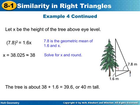 Right Triangle Similarity Ppt
